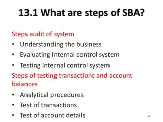Presentation 13, Analytical Procedures, Workshop on System-based ...