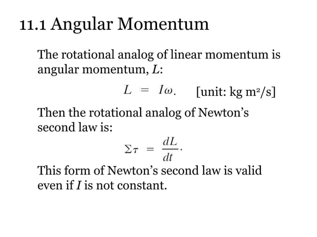 13 angular momentum | PPT