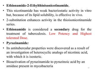 Antitubercular agents (Anti-TB agents) | PDF