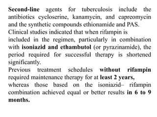 Antitubercular agents (Anti-TB agents) | PDF
