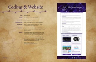 Portfolio Chearsten Webb | PDF