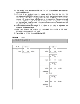 PLC application | PDF