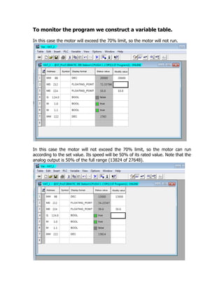 PLC application | PDF