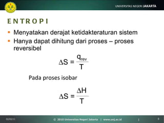 Termodinamika (13) a proses_reversibilitas_dan_irreversibel | PPT