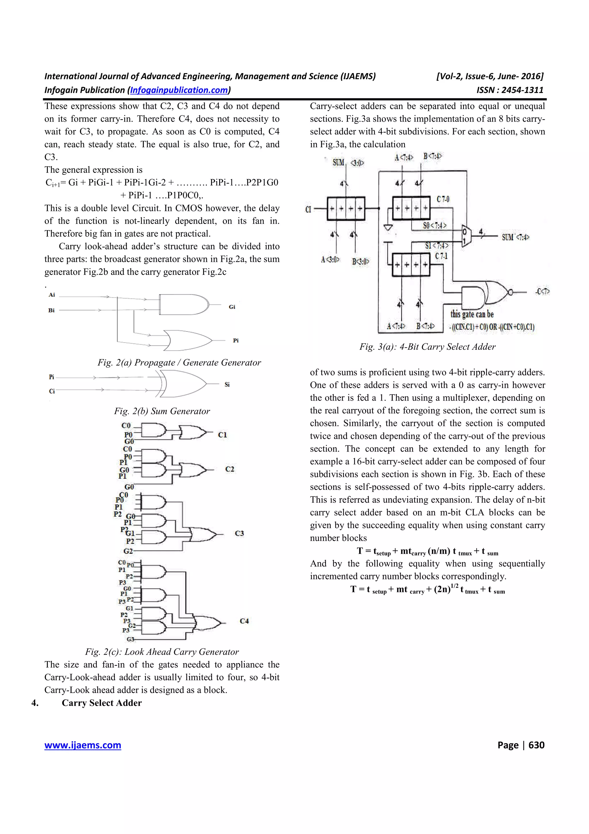 a technical review of efficient and high speed adders for vedic ...