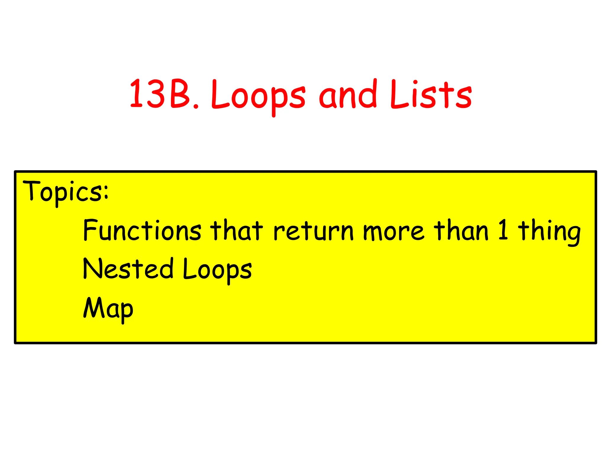 Loop And Lists in python with examples a | PDF