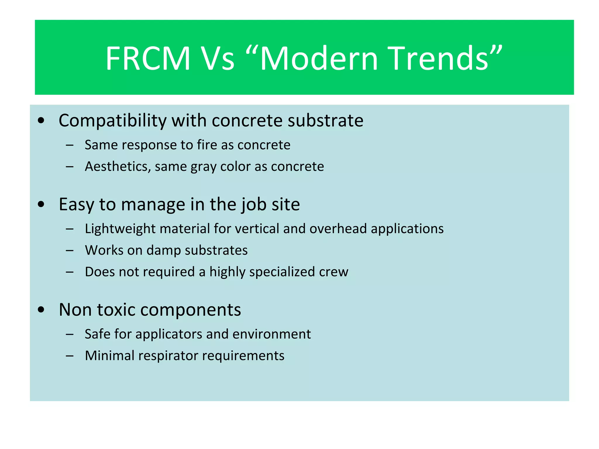 ICRI - Modern Trends - FRCM Strengthening Technology | PPTX