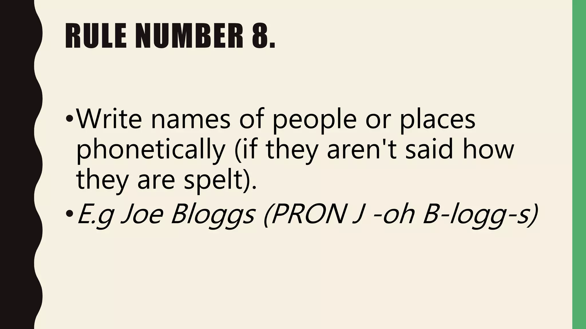 13 Basic Rules of Writing Radio | PPTX