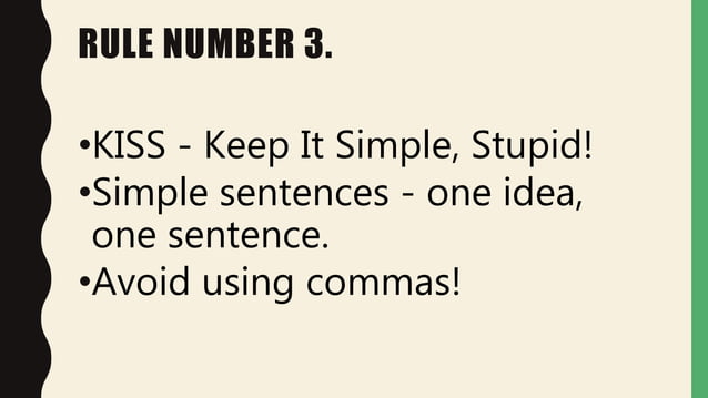 13 Basic Rules of Writing Radio | PPT