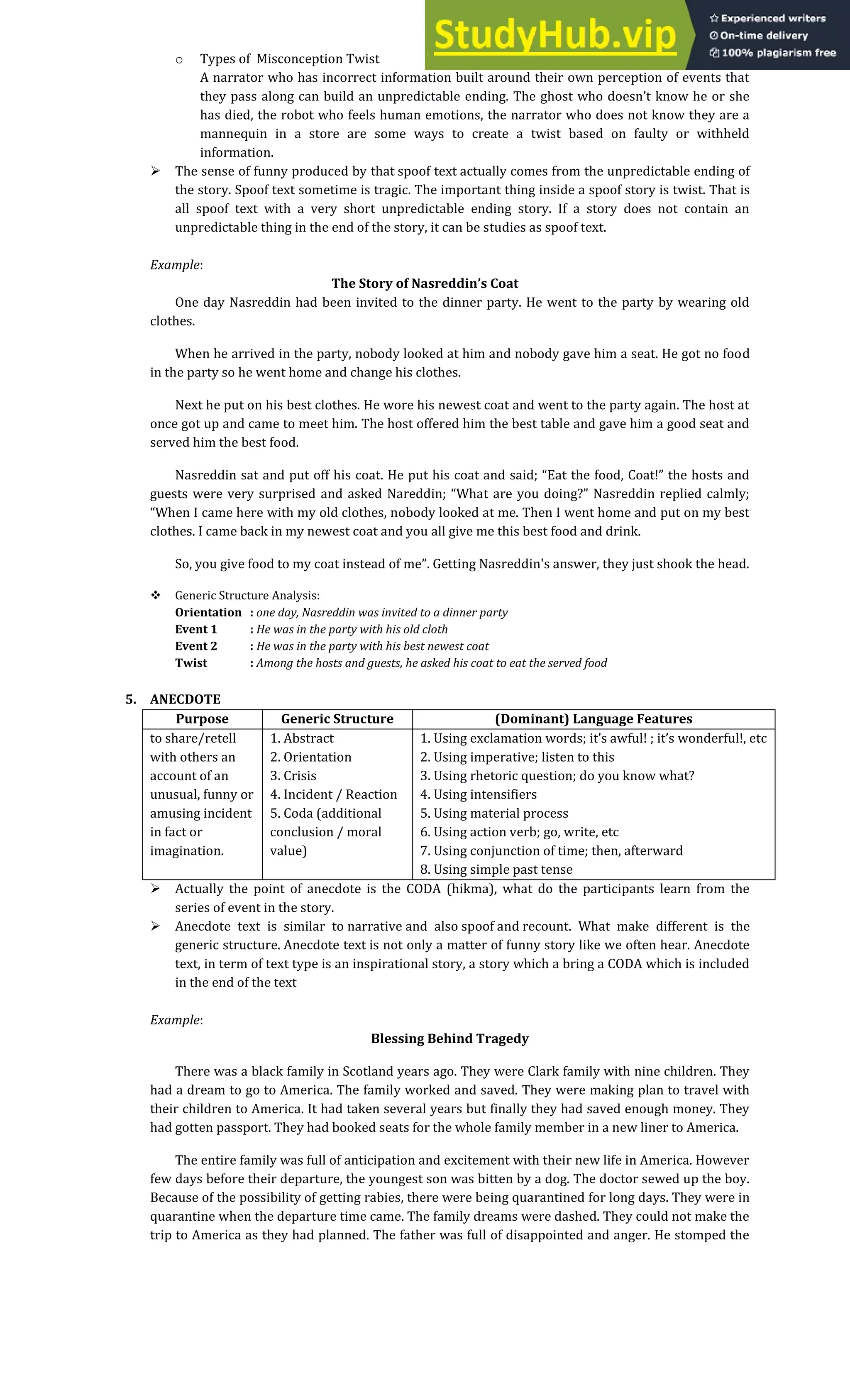 13 Basic Types Of Texts In English Full.Pdf