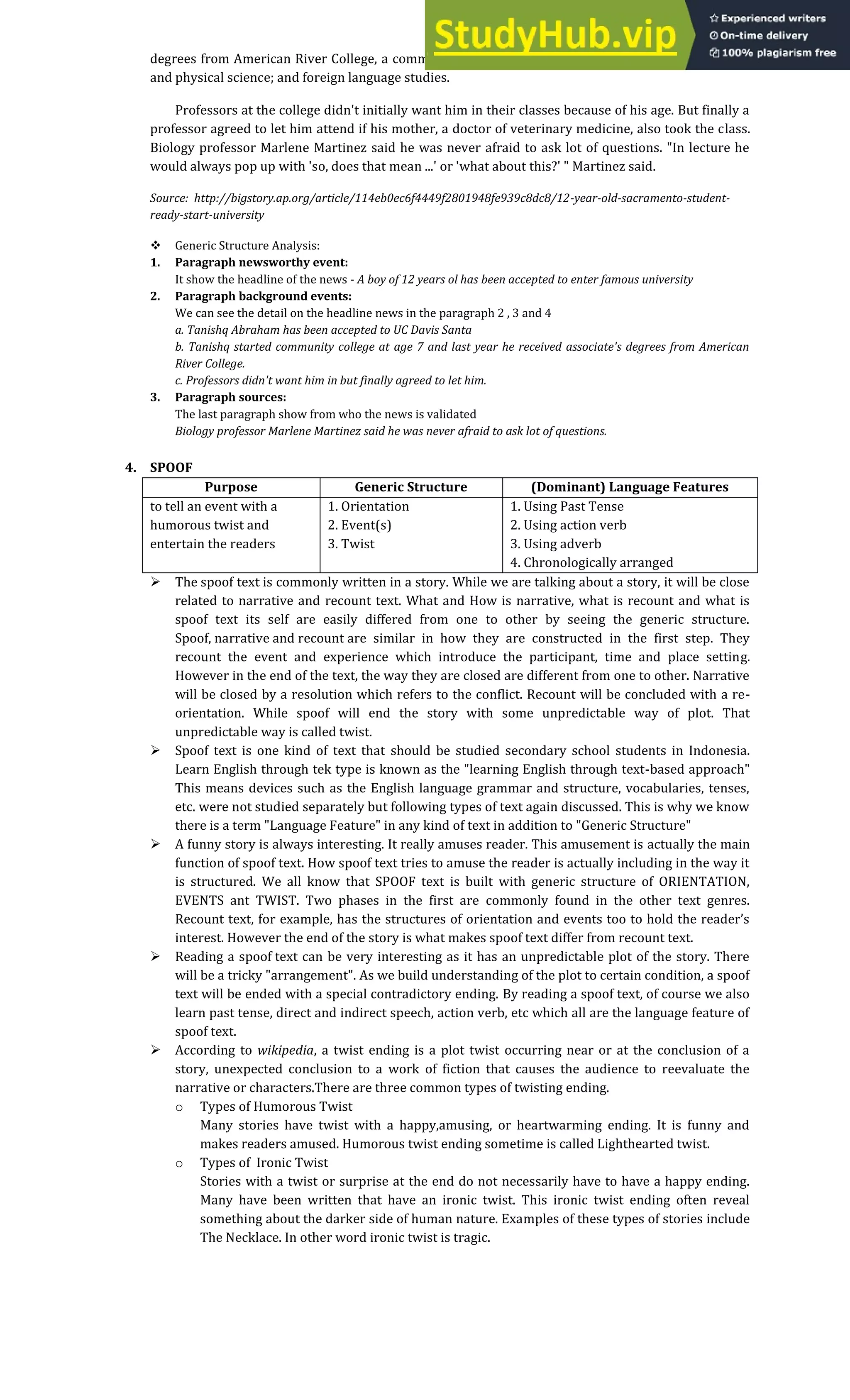 13 Basic Types Of Texts In English Full.Pdf