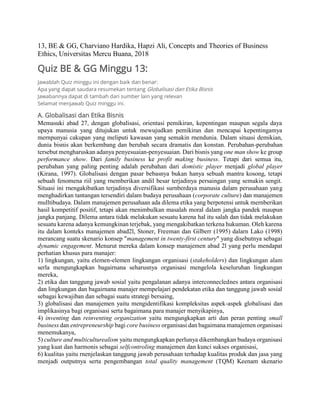 13, BE&GG, Charviano Hardika, Hapzi Ali, Ethics and Business,Globalization and Business Ethics ...