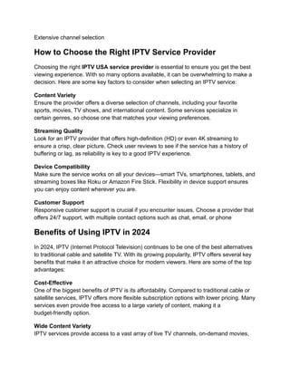 13 Best IPTV USA Service Providers (2024).pdf | Free Download