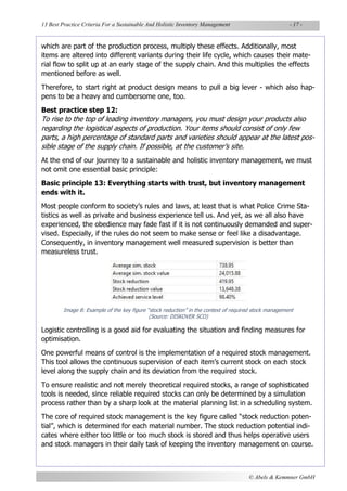 Inventory Management 13 Best Practice Rules | PDF