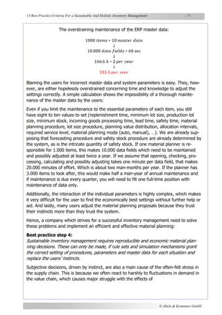 Inventory Management 13 Best Practice Rules | PDF