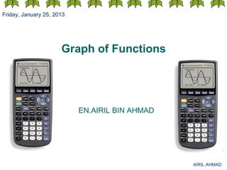 NOTE MATH FORM 3 - 13b graf intro | PPT