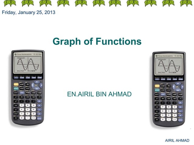 NOTE MATH FORM 3 - 13b graf intro | PPT