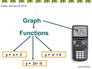 NOTE MATH FORM 3 - 13b graf intro | PPT