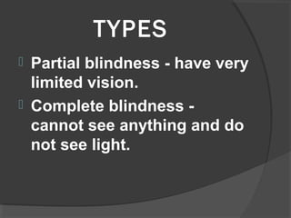 13 blindness | PPT