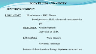 13 Body fluid and kidney and general physiology .pptx