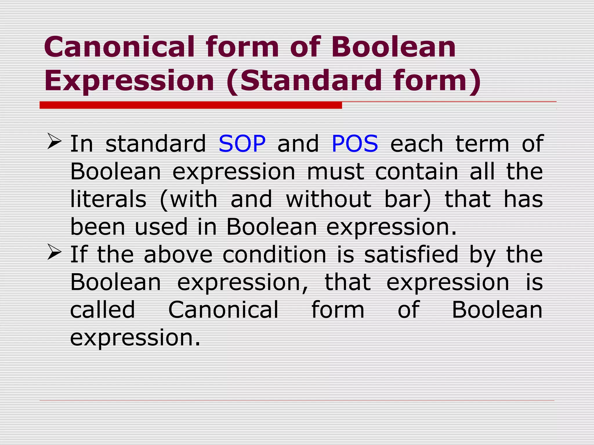 13 Boolean Algebra | PPT