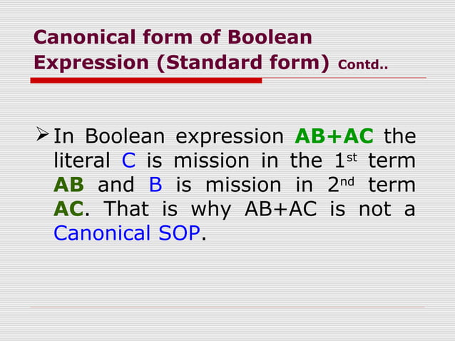 13 Boolean Algebra | PPT | Programming Languages | Computing