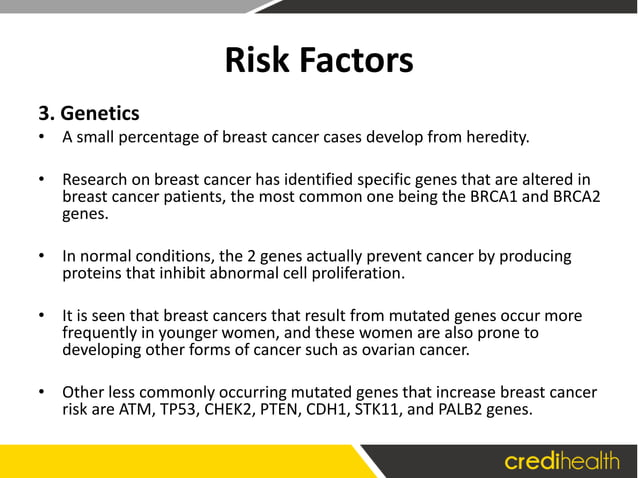 13 breast cancer risk factors | PDF