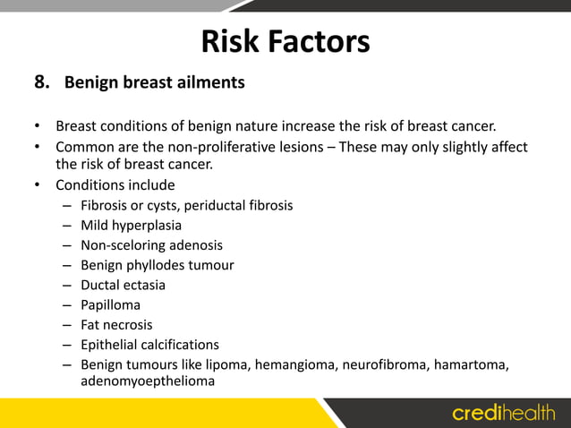 13 breast cancer risk factors | PDF