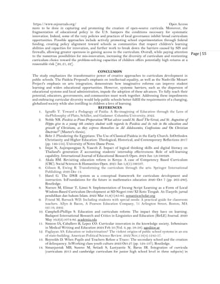 Innovative Approaches to Curriculum Development in Public Schools (www ...