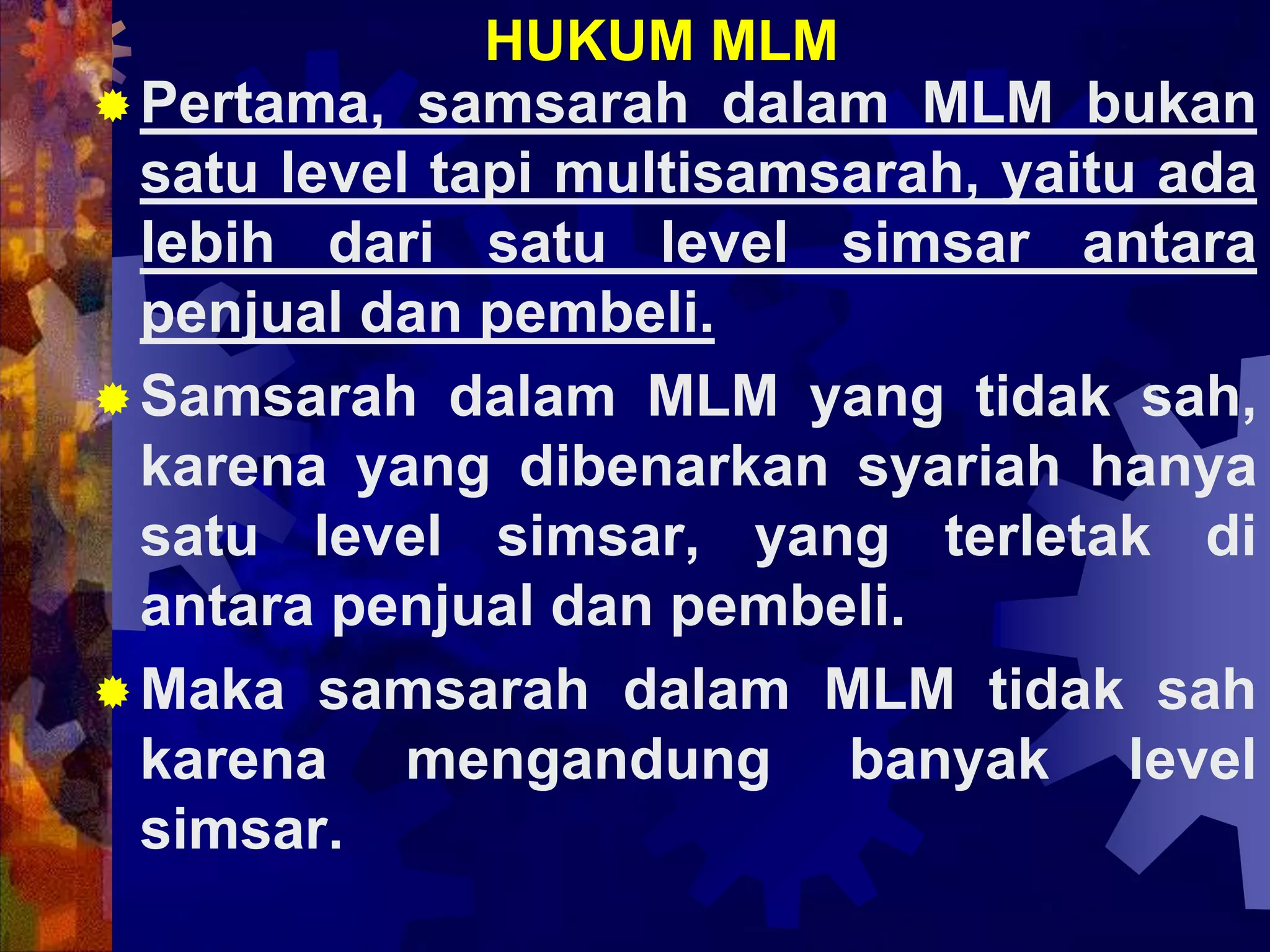 09.3 HUKUM SAMSARAH (MLM) | PPSX
