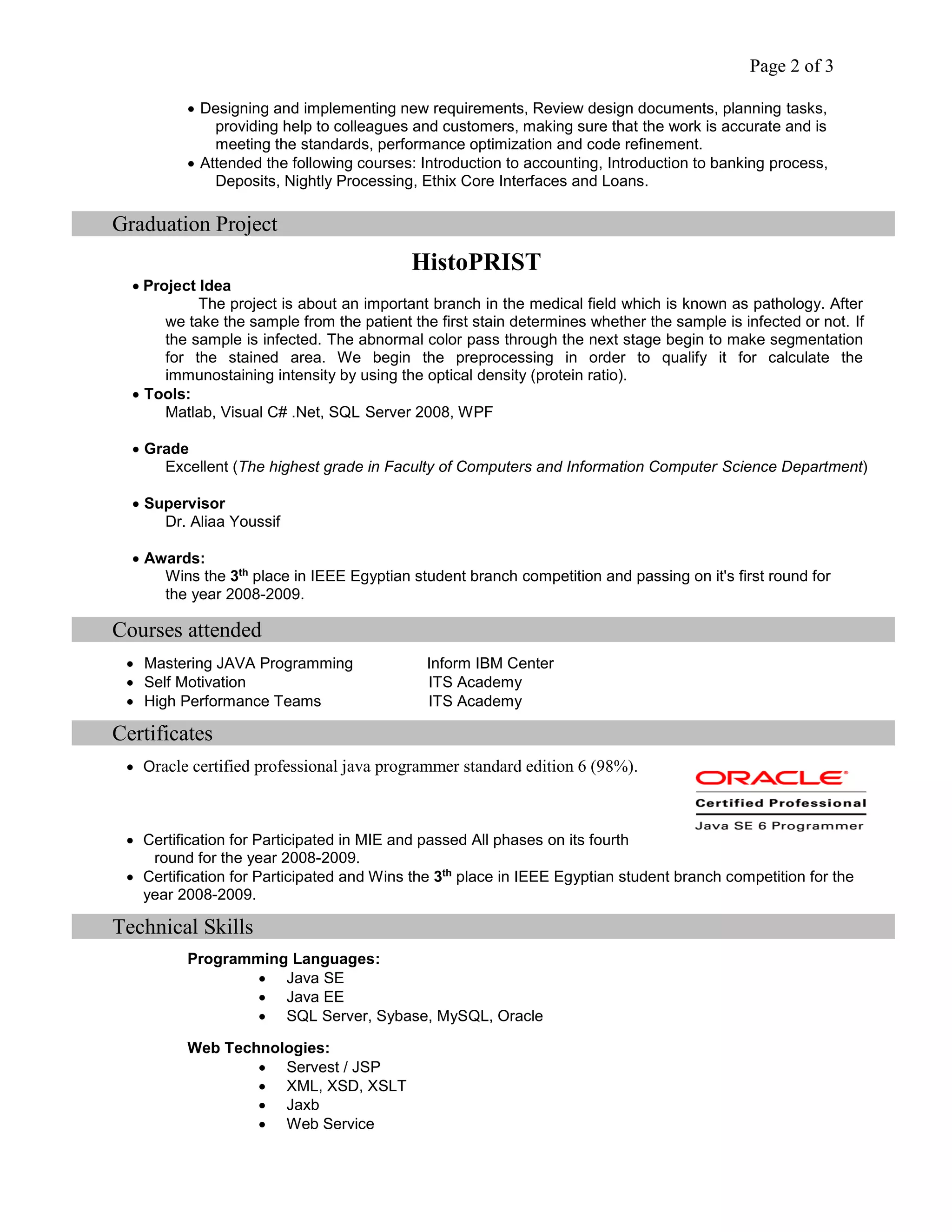 Mohamed-Omar_CV | PDF | Programming Languages | Computing