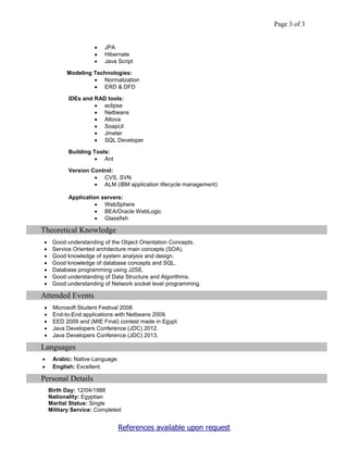 Mohamed-Omar_CV | PDF | Programming Languages | Computing
