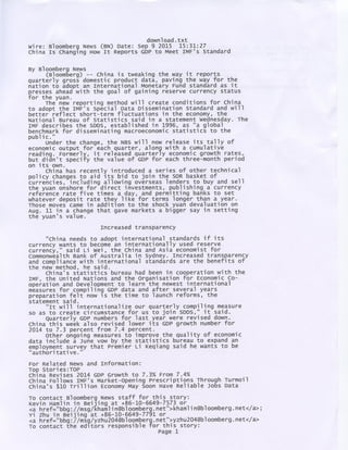 (writing sample) China is Changing | PDF