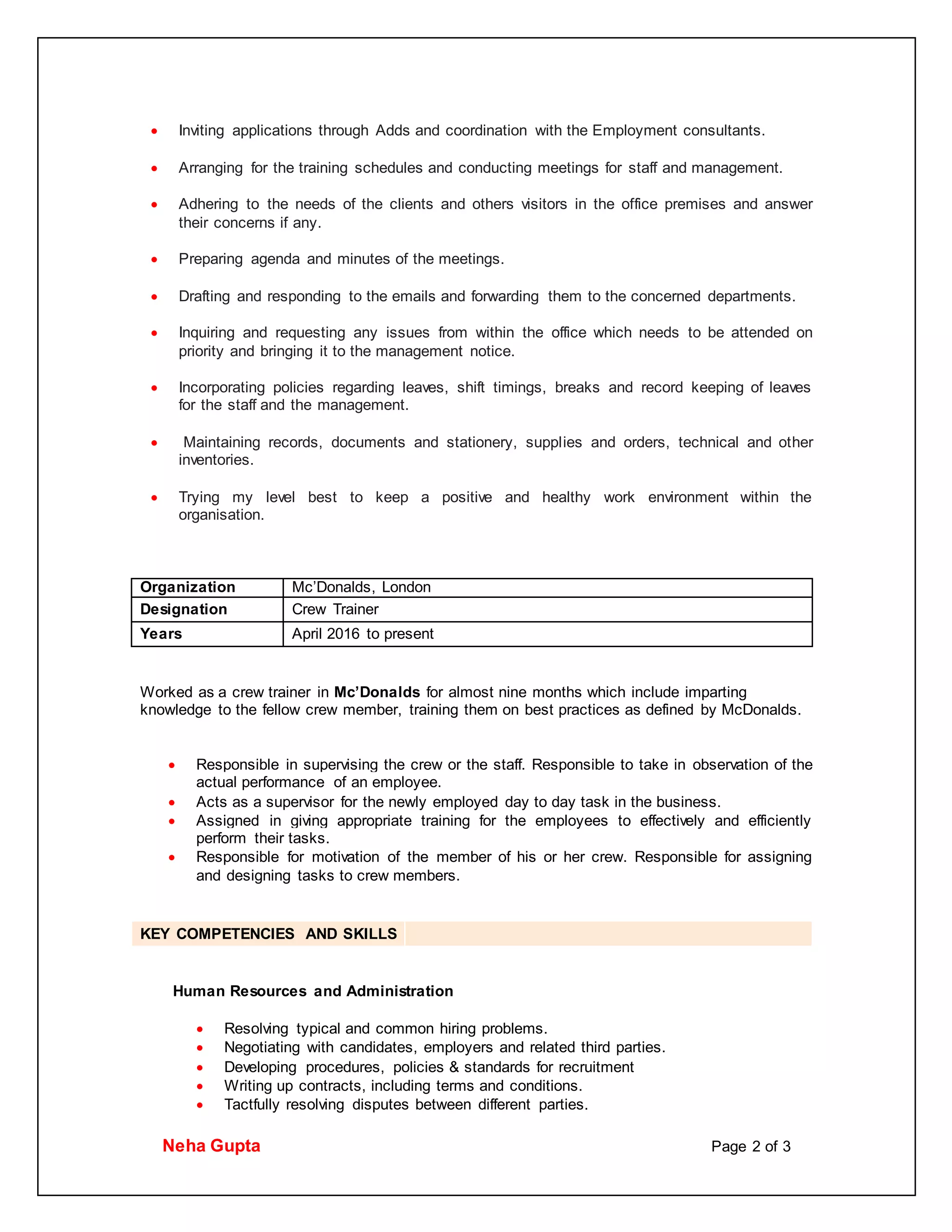 NEHA GUPTA CV | DOCX