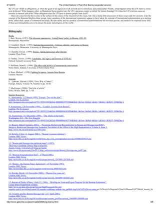 The United Nations in Post-War Bosnia (expanded version) | PDF