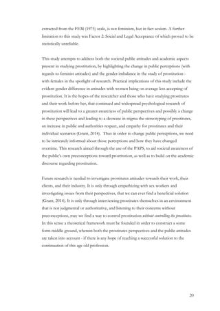 An Investigation into Public Attitudes towards Prostitution and Sexuality | PDF