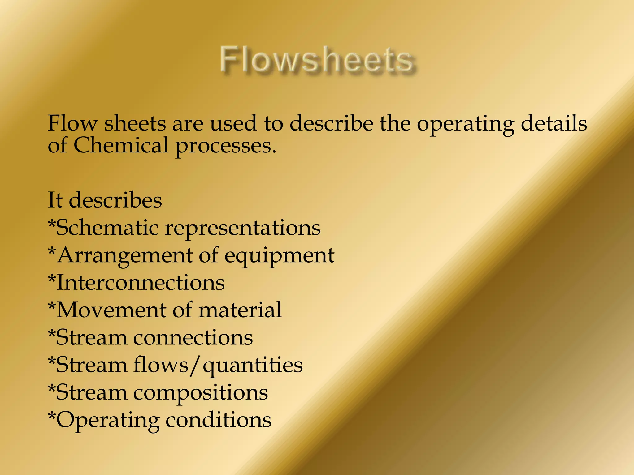 introduction to chemical process technology,process flow diagram and ...