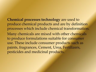 introduction to chemical process technology,process flow diagram and ...