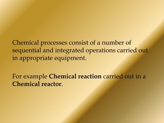 introduction to chemical process technology,process flow diagram and ...