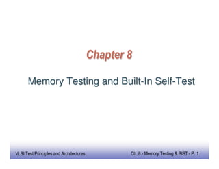 Memory testing and built in self test and repair | PDF
