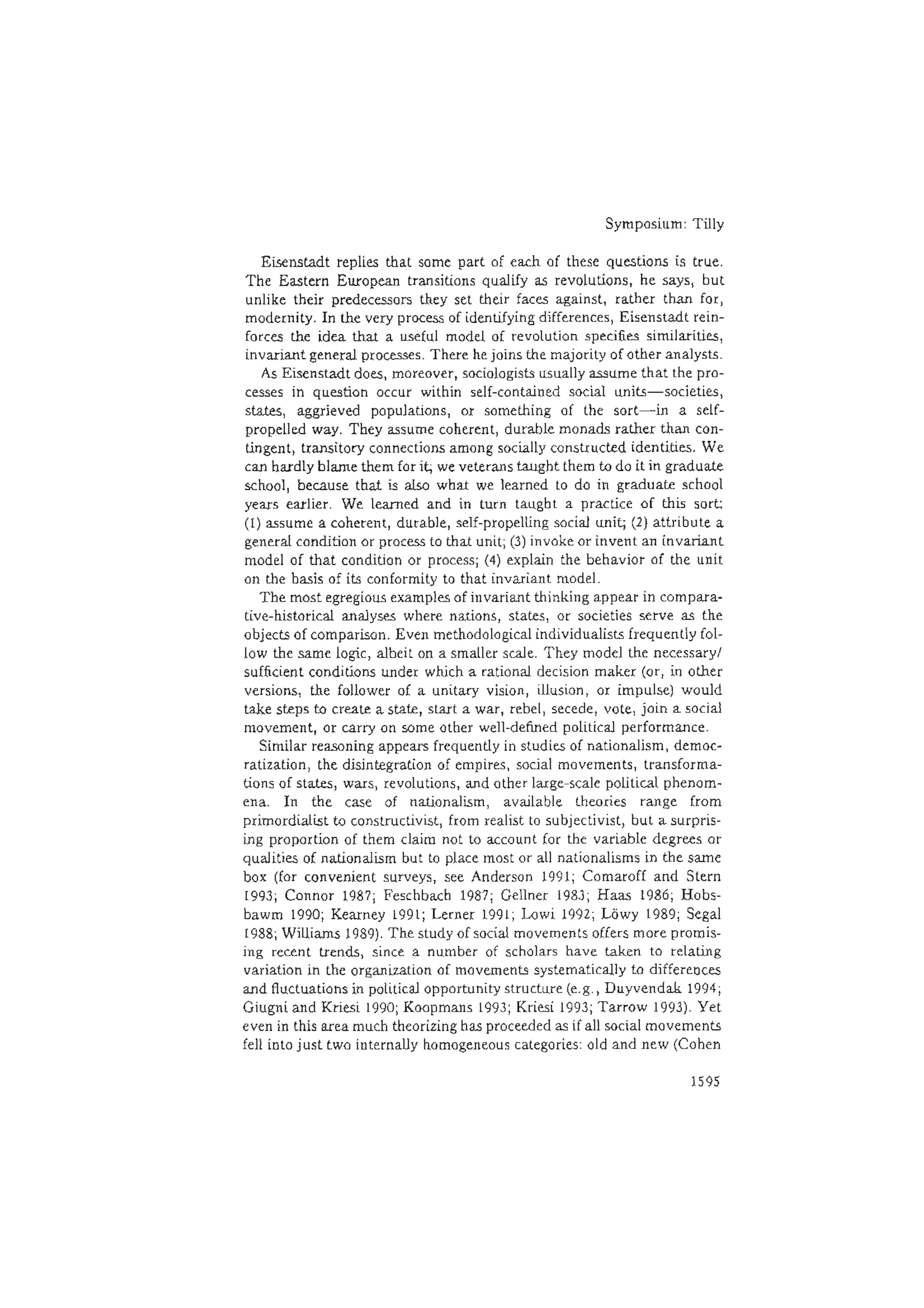 13 charles tilly to explain political process | PDF