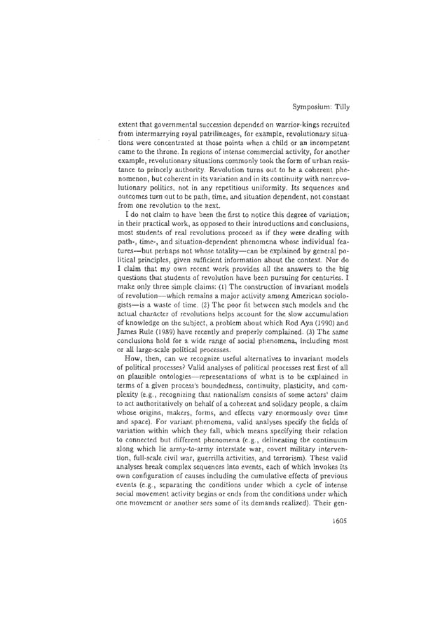 13 charles tilly to explain political process | PDF