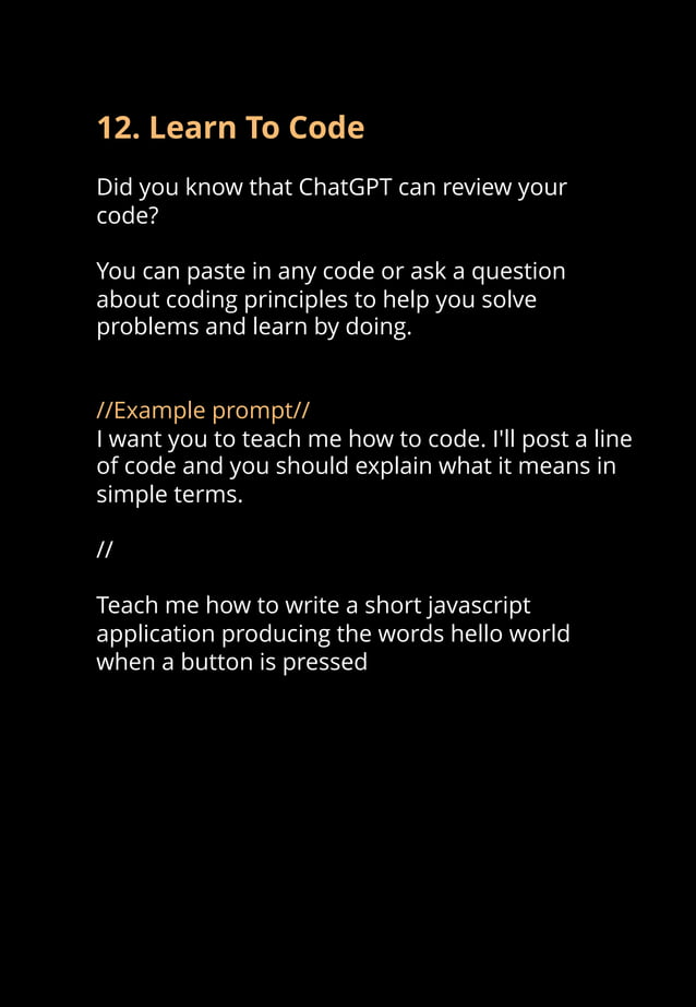13 ChatGPT Prompts For Studying | PDF | Educational Assessment | Education