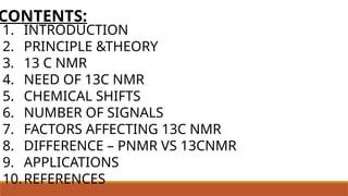 13Carbon Nuclear Magnetic Resonance.pptx