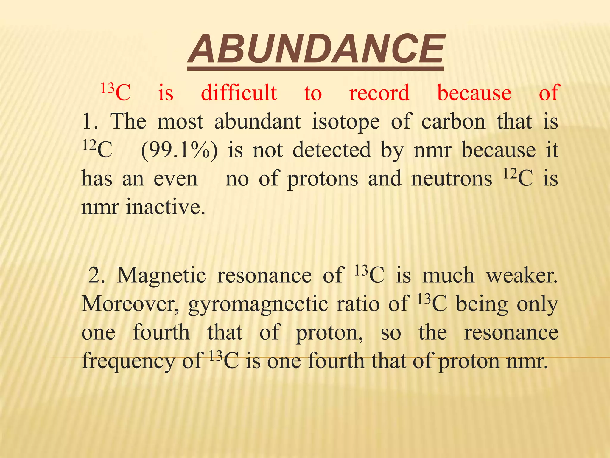 13 C NMR Spectroscopy with examples by Dr Anthony Crasto | PPTX