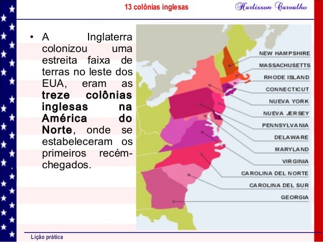 13 colônias inglesas
