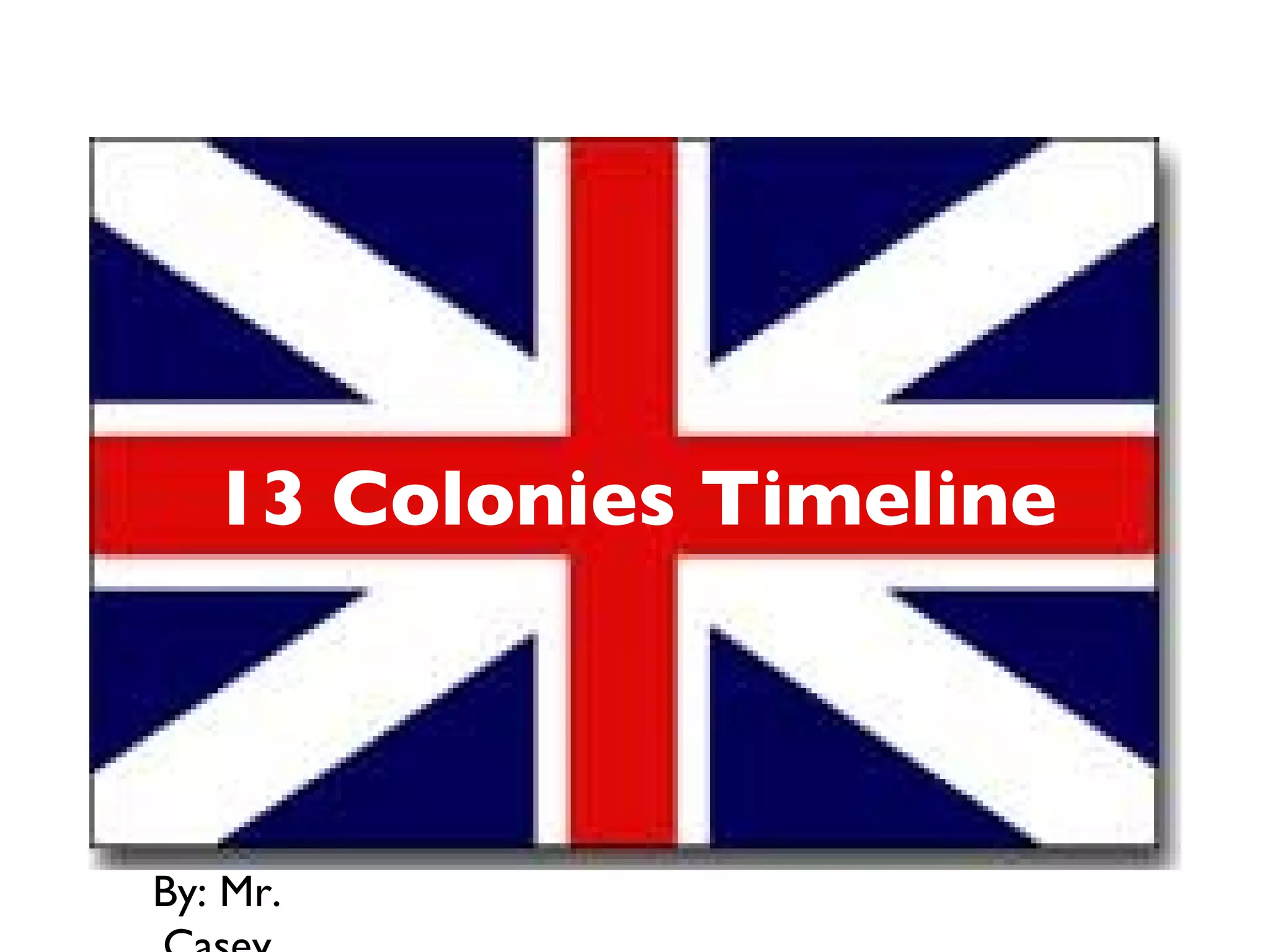13 colonies | PPT