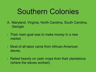 13 colonies mod 3 lesson 1 mastery 1 | PPT