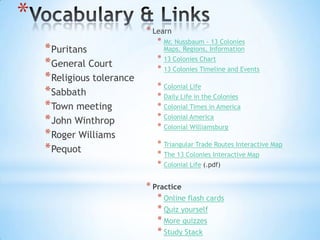 New England Colonies | PPT