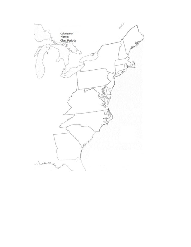 13 colonies Annotated map | PDF